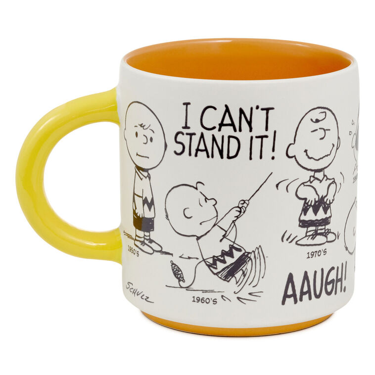Peanuts® 75th Anniversary Charlie Brown Through the Decades Mug ...