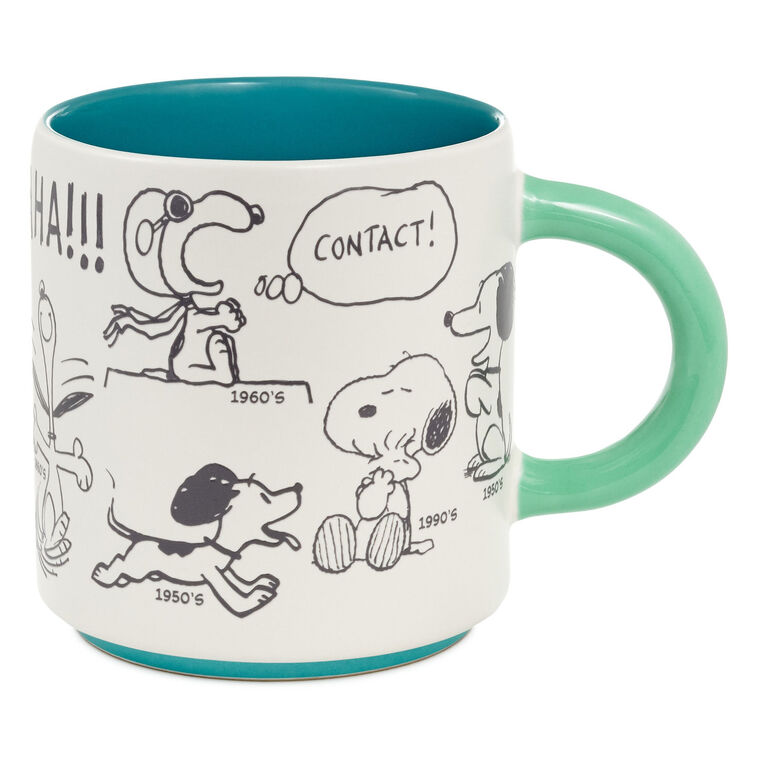 Peanuts® 75th Anniversary Snoopy Through the Decades Mug – Norman's ...