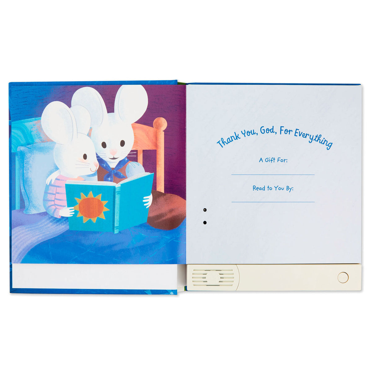 Thank You God for Everything: A Bedtime Prayer Recordable Storybook ...