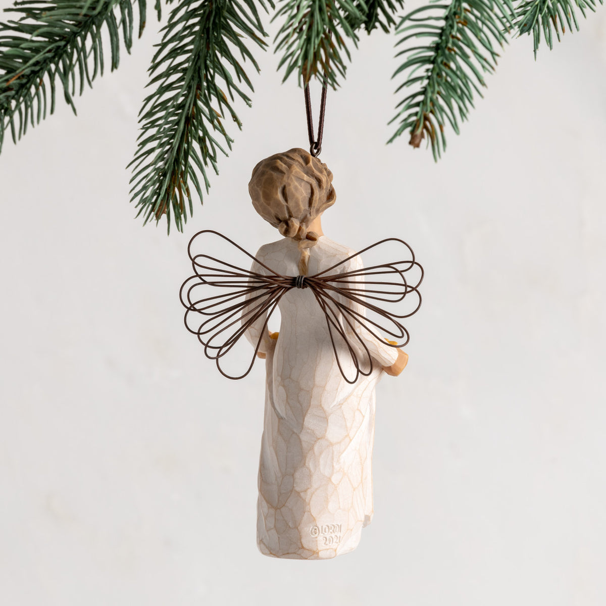 Willow Tree Sunshine Ornament - Friendship brings the sun... and flowe ...